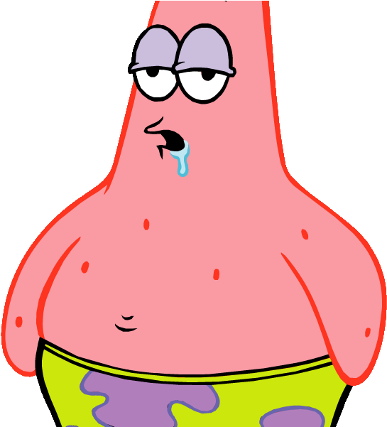 Pictures Of Patrick From Spongebob - Patrick Star Eyes Closed, HD Png Download - 578x600 ...