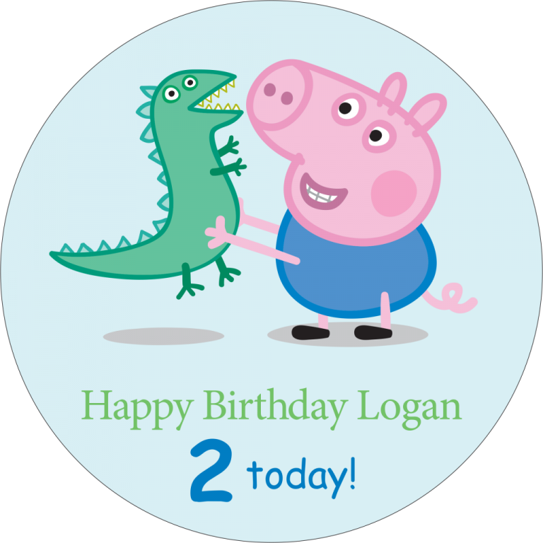 Peppa Pig Round - Peppa Pig George Png, Transparent Png - peppa pig png ...