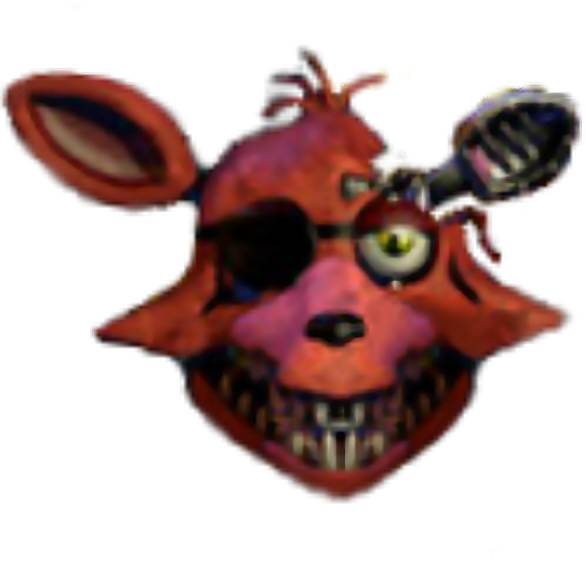 Fox Head Lol - Fnaf Old Foxy Head, HD Png Download - fnaf foxy png ...