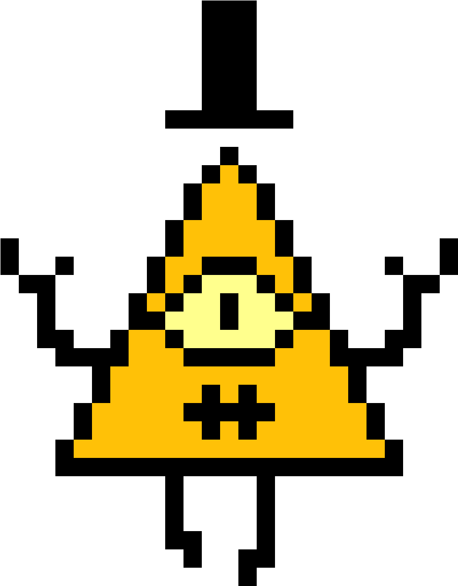 Transparent Bill Cipher Png - Charmander Pixel Art, Png Download ...