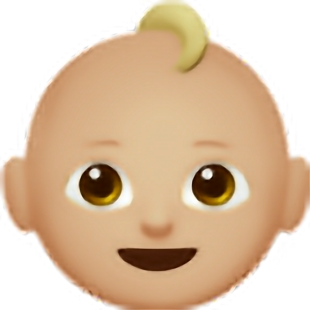 Baby Emoji Png - Iphone Baby Emoji Png, Transparent Png - 1024x1024 ...