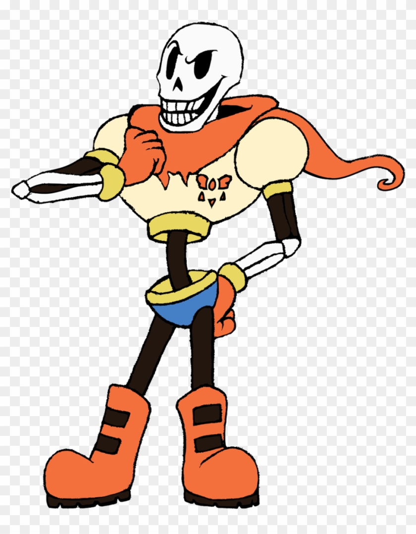 Slenderman - Delta Papyrus, HD Png Download - 955x1200(#1782) - PngFind