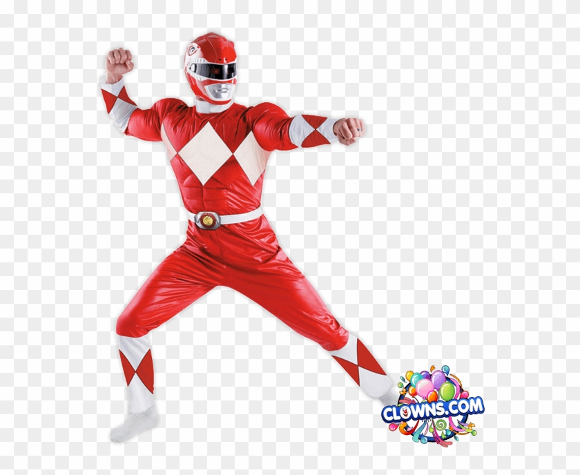 Power Rangers Clownsdotcom - Power Ranger Costume Men, HD Png Download ...