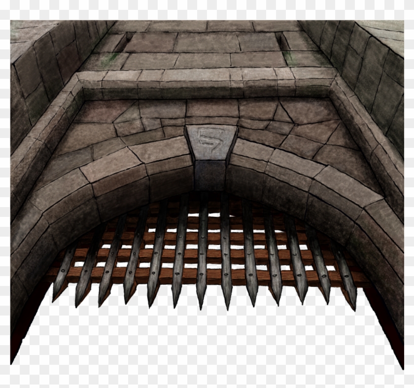 Stone Gate - Castle Gate Png, Transparent Png - 1034x1000(#10998) - PngFind