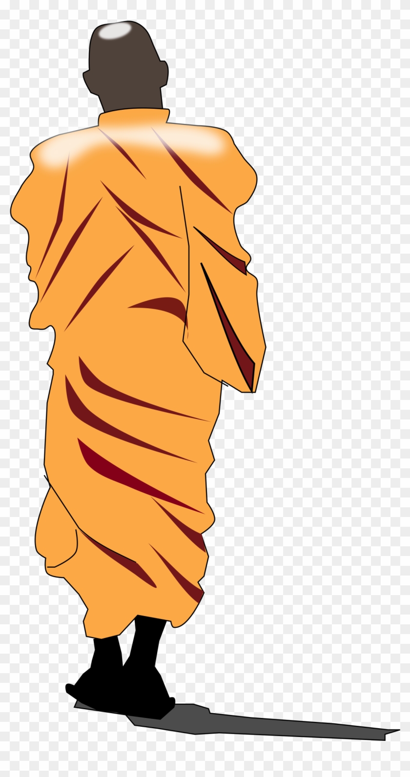 Clipart Transparent Library Monk Big Image Png - Monk Clipart, Png ...