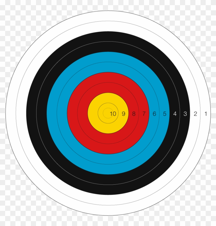 Outdoor Target Archery - Black Circle, HD Png Download - 1000x1000 ...