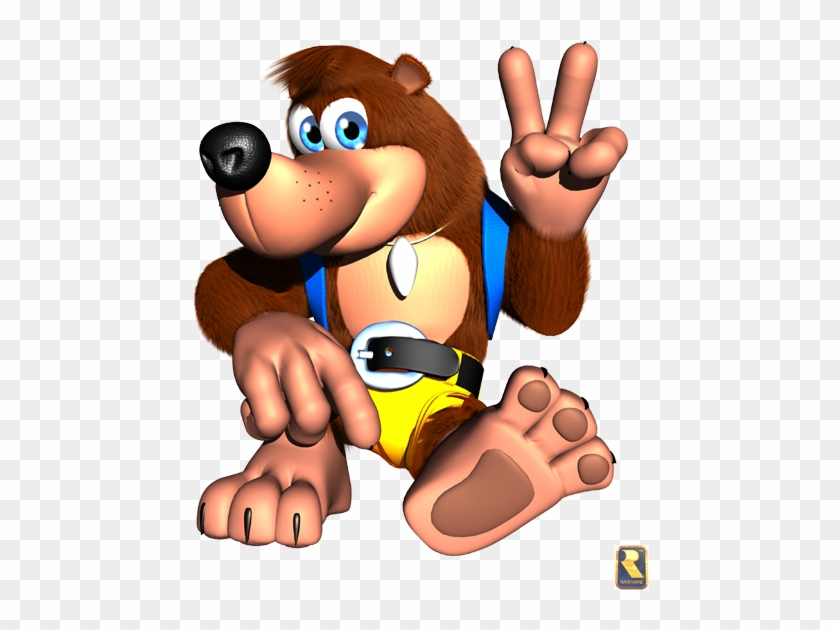 Banjo-kazooie - - Homer Simpsons En Pixel Art, HD Png Download ...