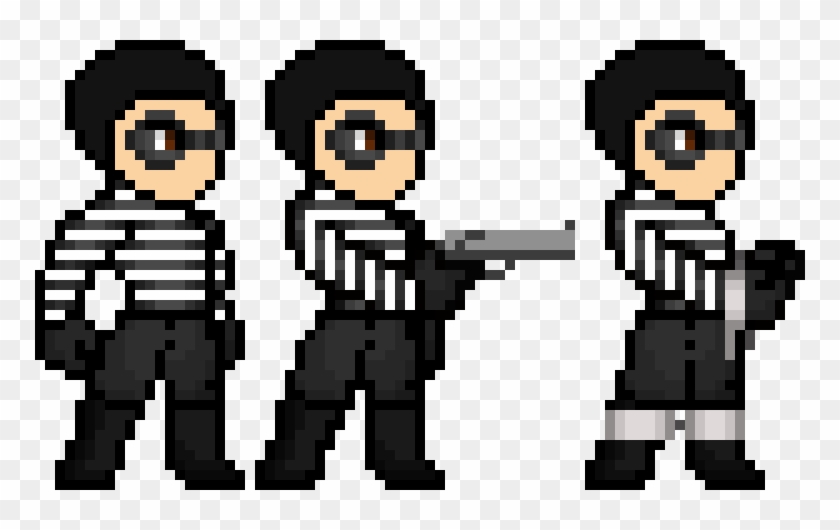 Robber Model - Pixel Robber, HD Png Download - 770x450(#104197) - PngFind