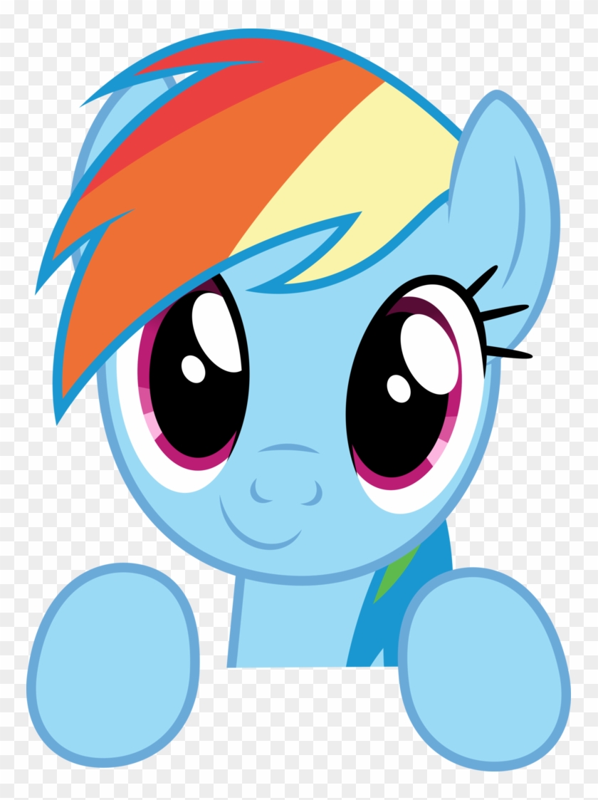 My Little Pony - My Little Pony Rainbow Dash Vector, HD Png Download ...