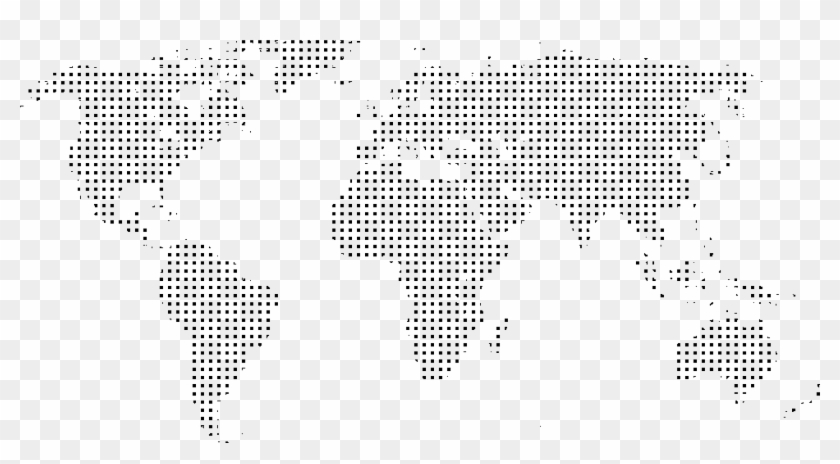 Jpg Stock Abstract World Map From Dots Illustration - Anytime Fitness ...