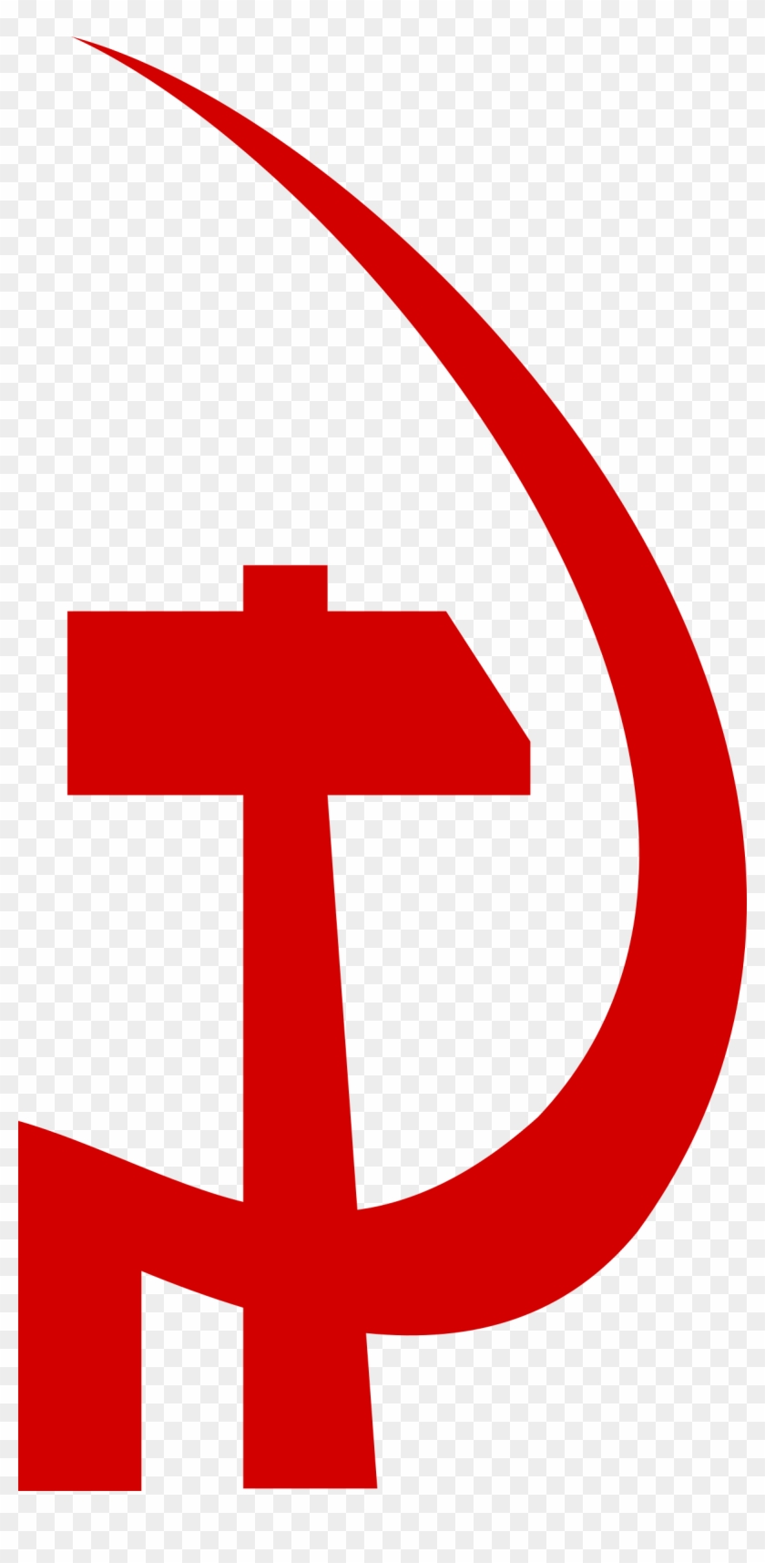Hammer And Sickle - Red Sickle And Hammer, HD Png Download - 1203x2400 ...
