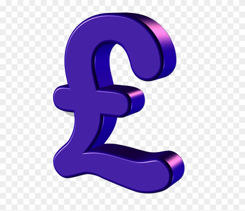 Blue Pound Sign Transparent Image - Clip Art Money Pound Sign, HD Png ...
