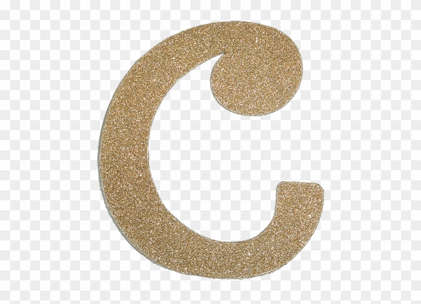 Gold Glitter Letter C, HD Png Download - 600x600(#1020150) - PngFind
