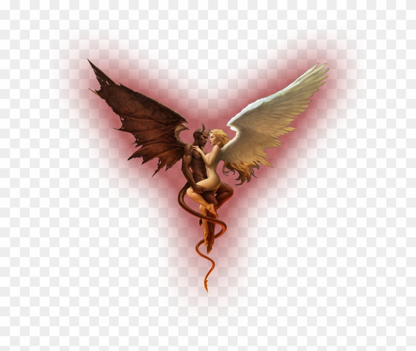To Be Continued - Angel And Devil Embrace, HD Png Download - 630x630 ...