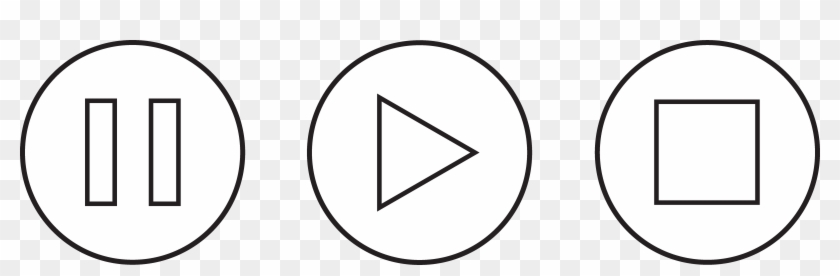 Audio Clipart Pause Button - Play Pause Stop Buttons, HD Png Download ... Audio Clipart Pause Button - Play Pause Stop Buttons, HD Png Download ...