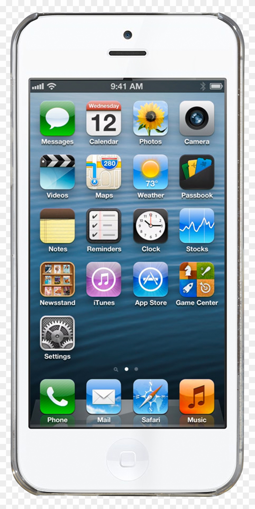 White Iphone 5 Png Transparent
