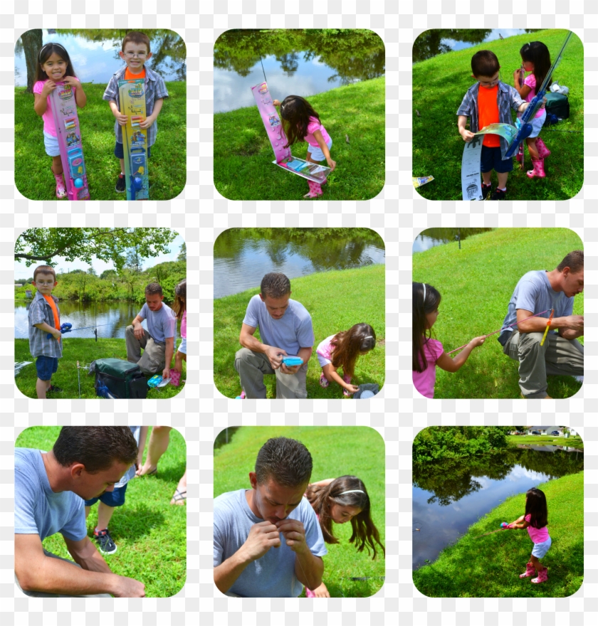 Kidcasters Fishing Poles Collage - Spider-man, HD Png Download ...