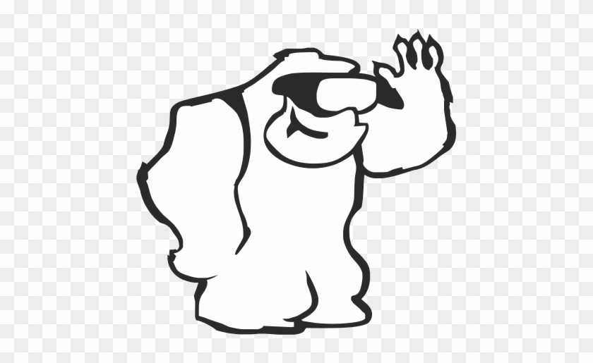 Medium Image - Yeti Outline Png, Transparent Png - 566x800(#1057284 ...