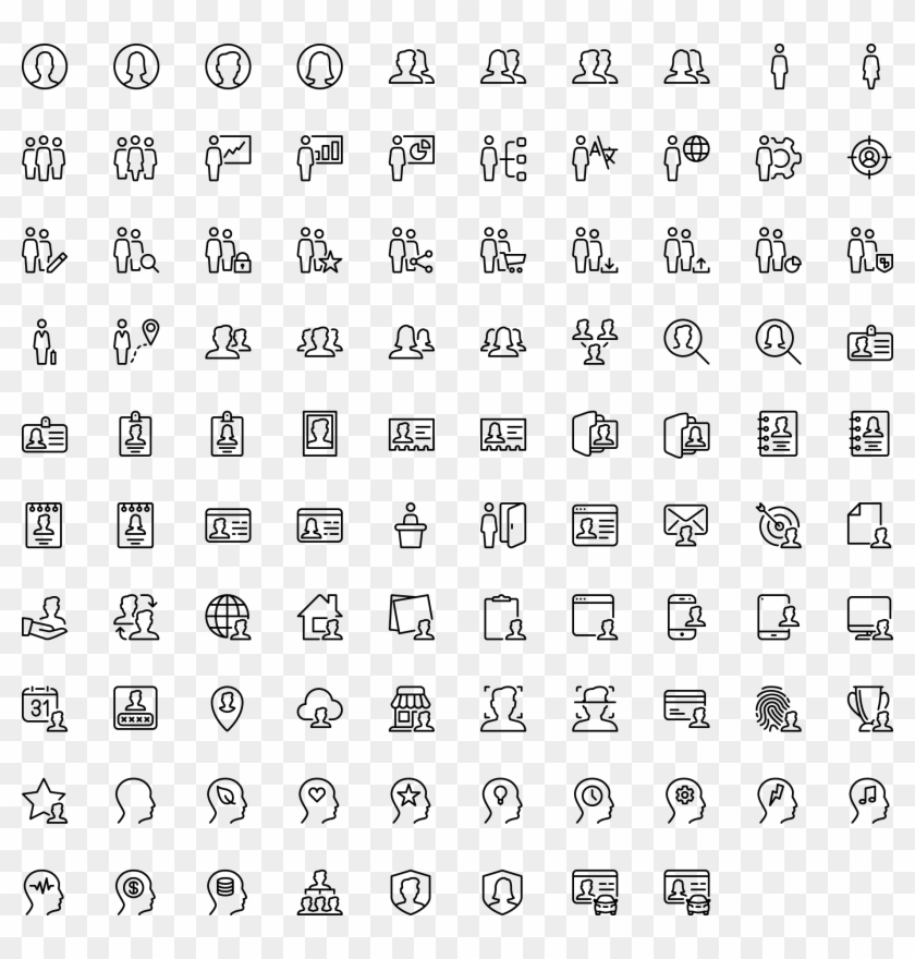 Preview [count Icons] Icons - Черные Иконки Для Сайта Png, Transparent ...
