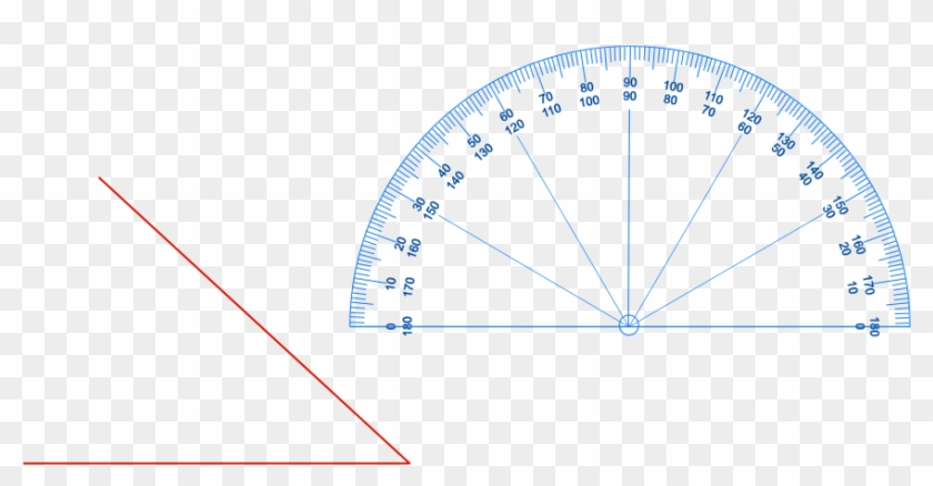 Place The Centre Of The Protractor Exactly On The Point - Protractor ...