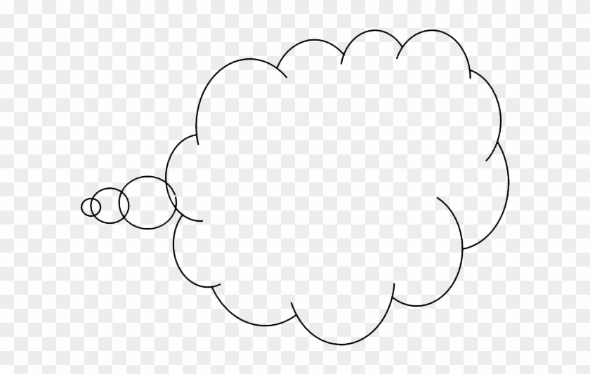 Picture Of A Teenage Boy Thought Bubble - Line Art, HD Png Download ...