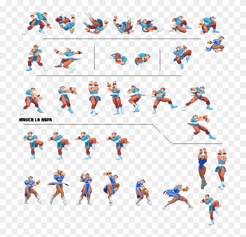 Aside These, The Stuff Some Other Spriters And I Converted - Chun Li ...