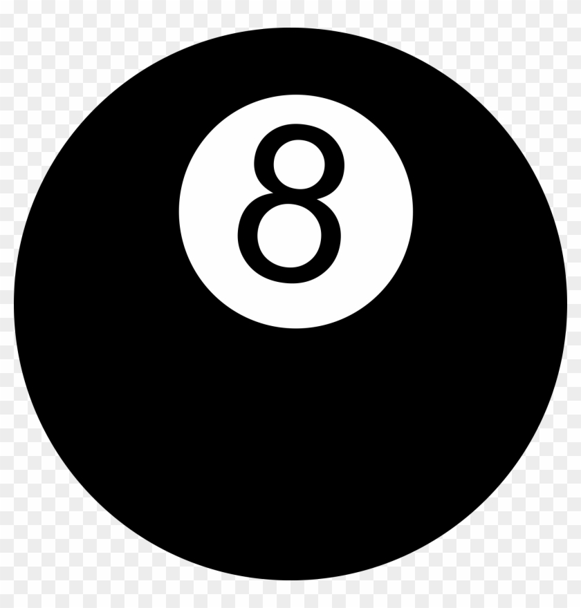 8 Ball - 8 Ball Icon Png, Transparent Png - 2000x2000(#1080357) - PngFind
