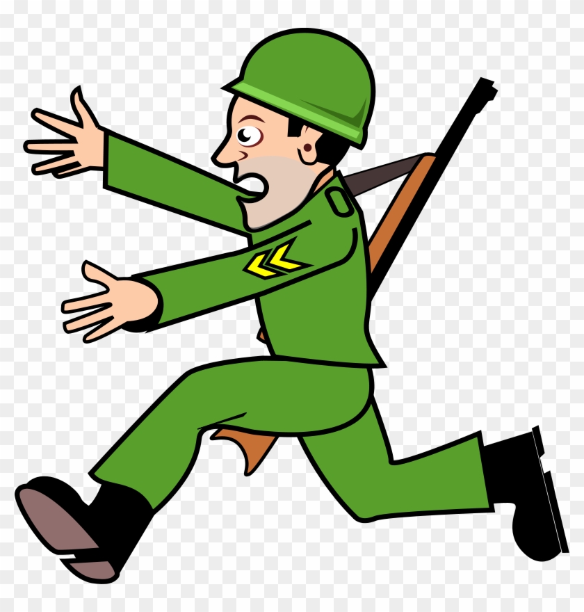 People Running Away Clip Art