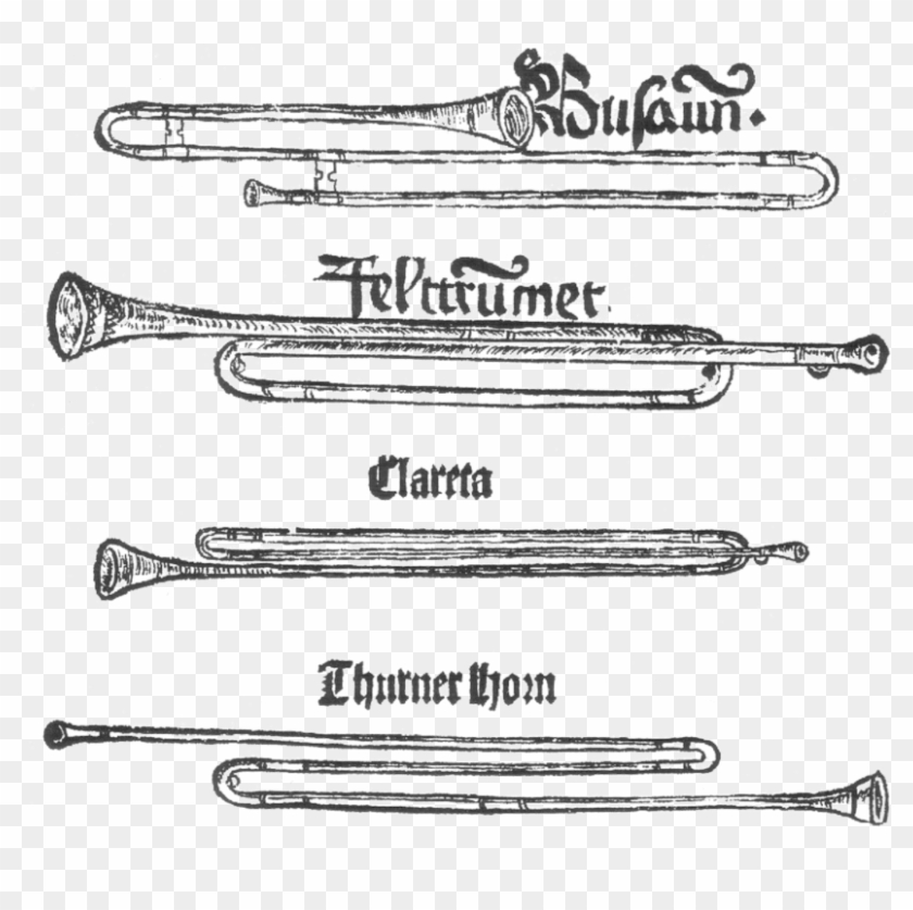 Virdung 1511 Musica Getutscht - Medieval Instruments With Names, HD Png ...