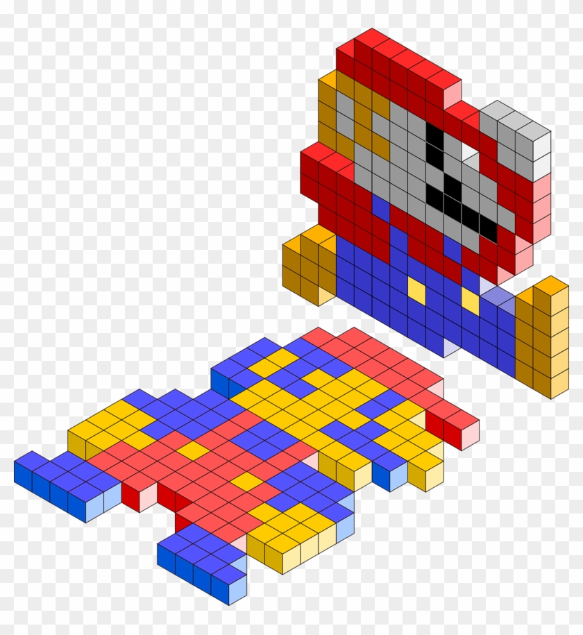 Get Mario Up And Running In Openai's Gym - Block Pixel People Vector ...