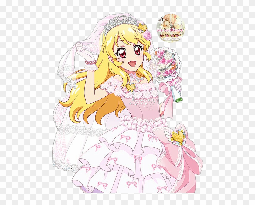 5 Pic Ichigo - Aikatsu Wedding Ichigo, HD Png Download - 628x607 ...