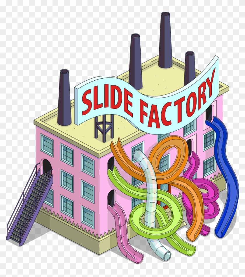 Slide Factory - Simpsons Slide Factory, HD Png Download - 989x1070 ...