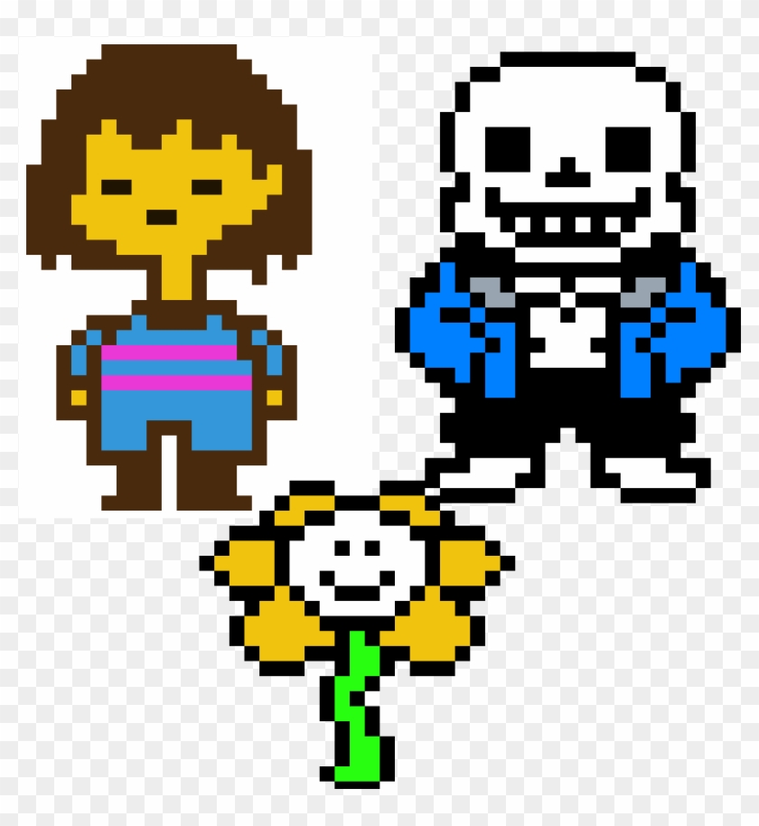 Frisk, Sans, And Flowey - Frisk And Sans Fusion, HD Png Download ...