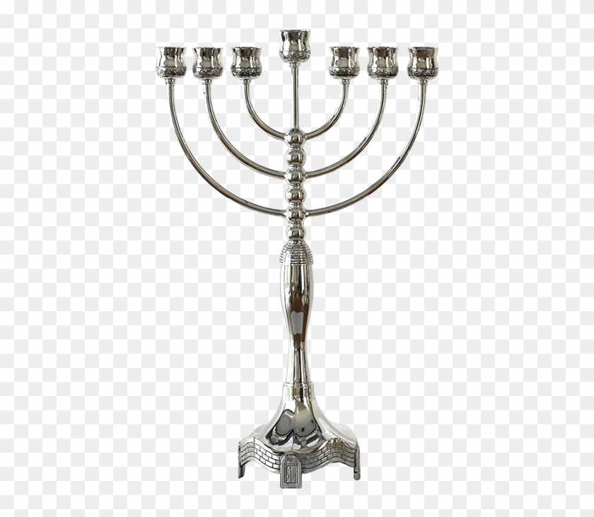 Product Description - Menorah Silver 7 Branch, HD Png Download ...