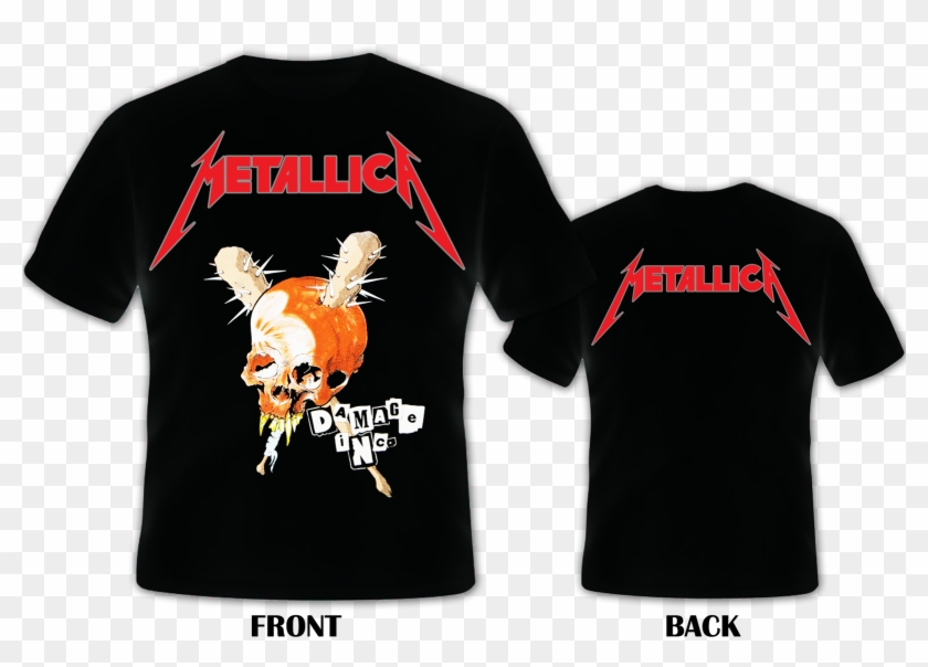 Metallica Damage Inc Tee, HD Png Download - 1600x1131(#1133605) - PngFind