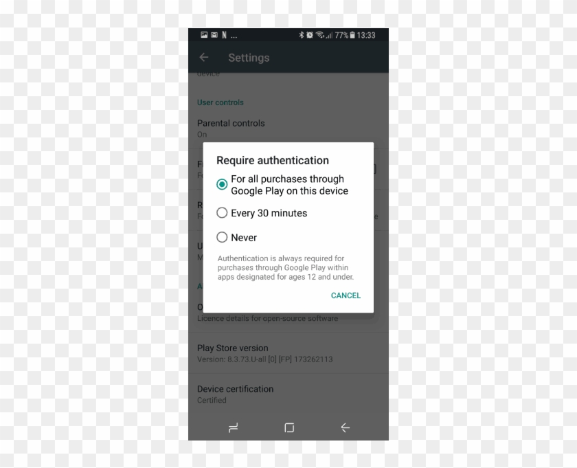 On The Require Authentication” Pop Up You Can Select Smartphone Hd Png Download 1000x600