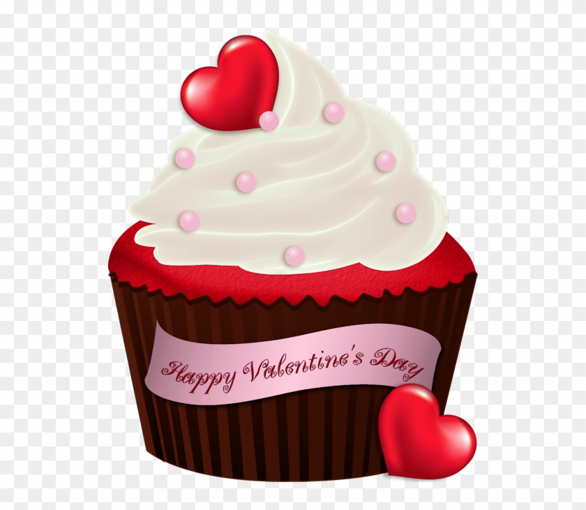 Valentines Day Cupcake Clip Art