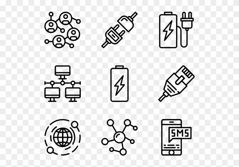 Connections - Line Art, HD Png Download - 600x564(#1145687) - PngFind