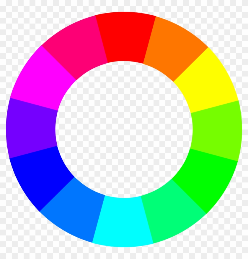 File - Circulo Cromatico - Svg - Color Wheel For Rgb, HD Png Download ...