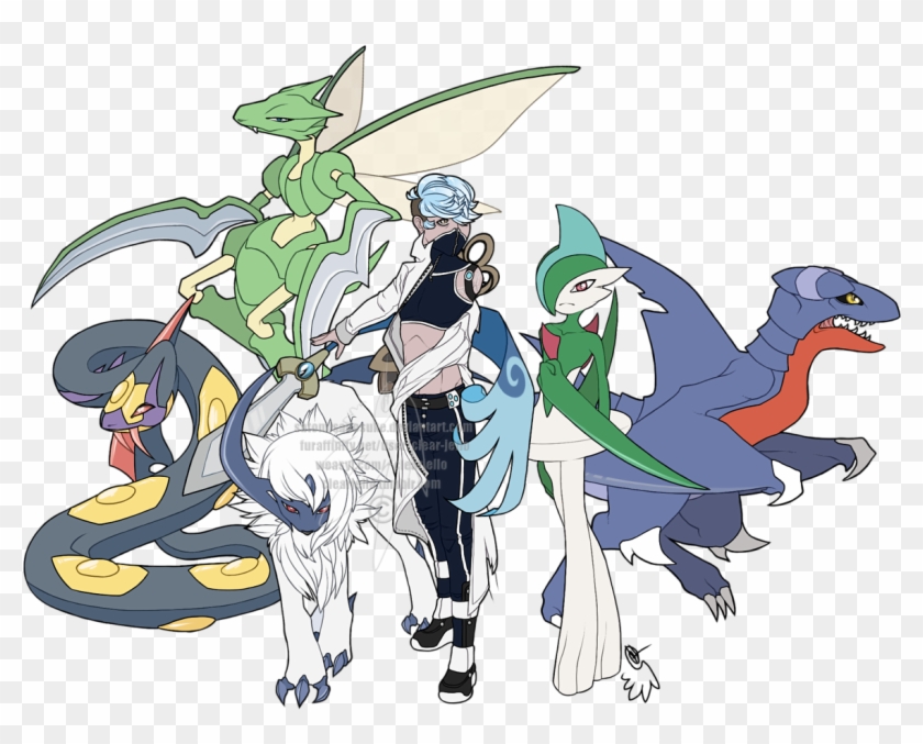 Jello Beans One Of My Oc Teams Jelloart Pokemon Team - Cartoon, HD Png ...