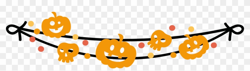 Halloween Bunting - Halloween Flags Vector, HD Png Download - 2000x480 ...
