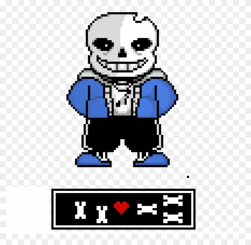 Evil Sans - Pixel Art, HD Png Download - 1110x1040(#1178044) - PngFind
