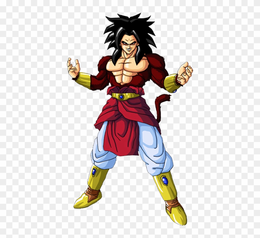 Render Broly Ssj4, HD Png Download - 600x700(#1180110) - PngFind