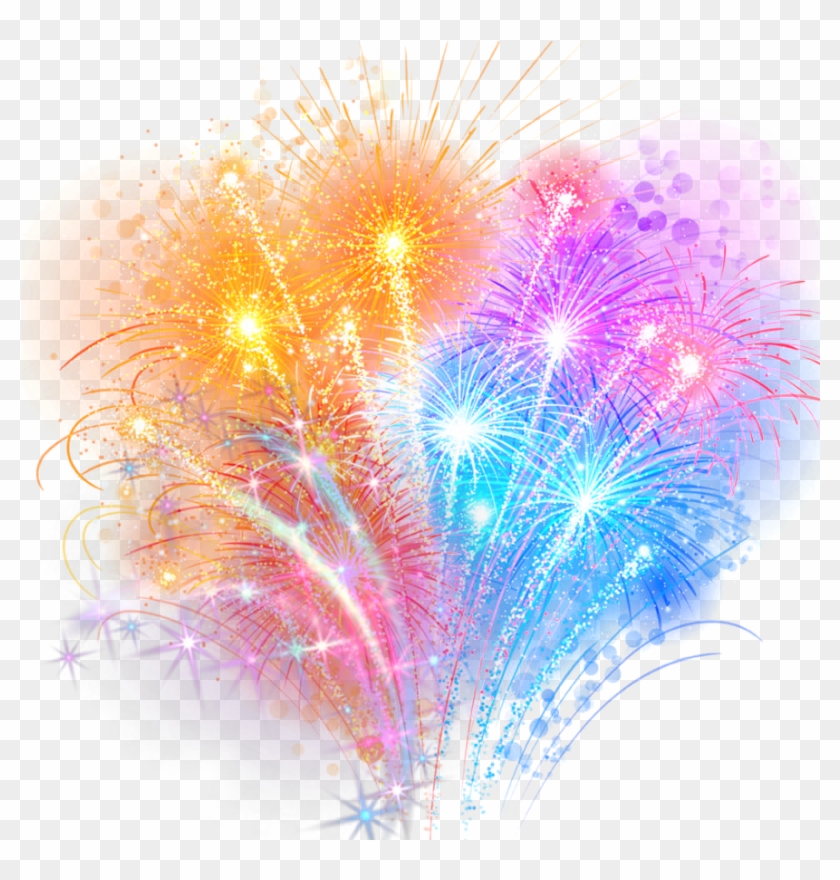 Ftestickers Effect Fireworks Colorful - Fireworks Png Free, Transparent ...