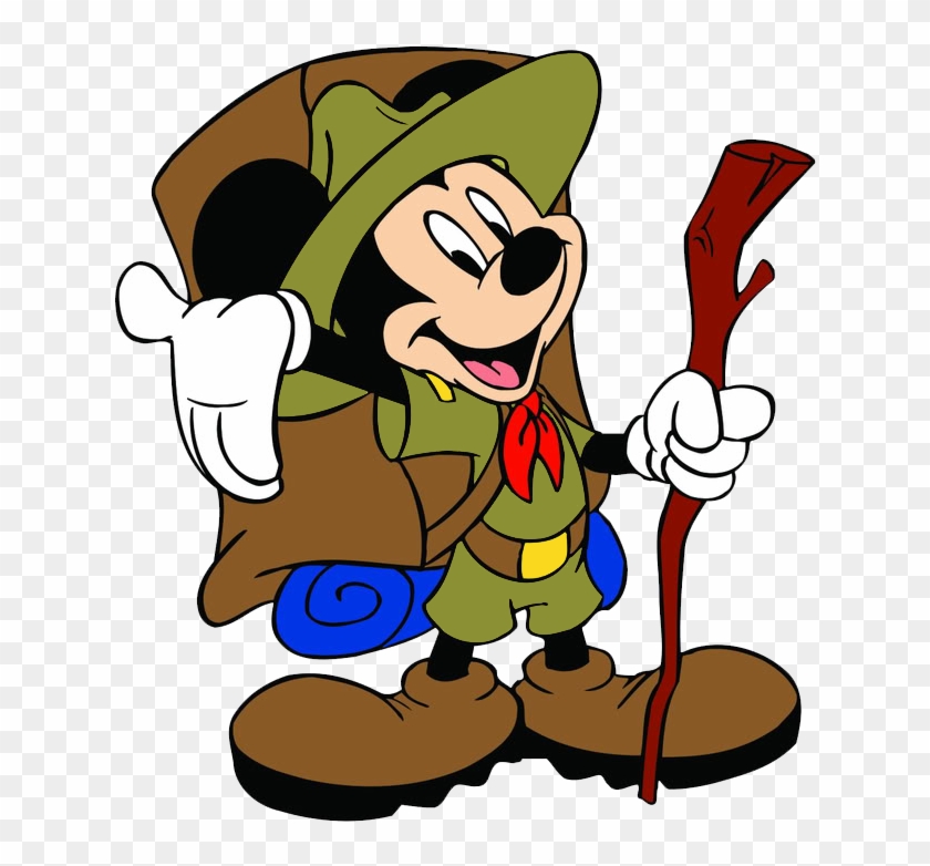 Mickey Mouse Clipart Gears - Mickey Mouse Hiking, HD Png Download ...