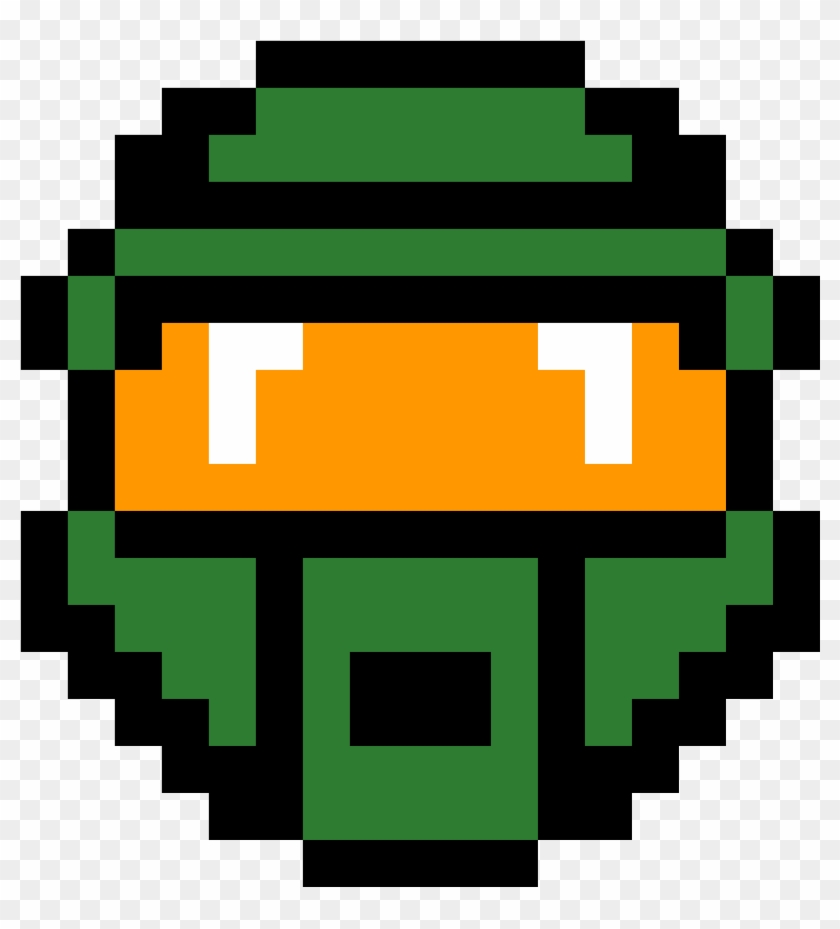 Pixel Art Master Chief