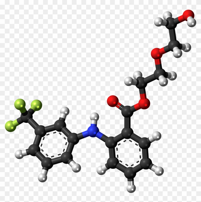 Etofenamate Molecule Ball - Structure And Iupac Name Of Salicylic Acid ...