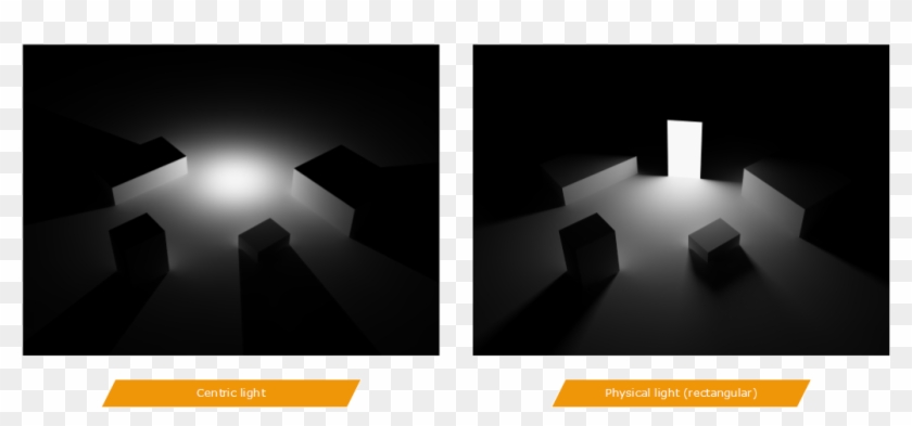 Centric Lights Vs - Area Light Vs Point Light, HD Png Download ...