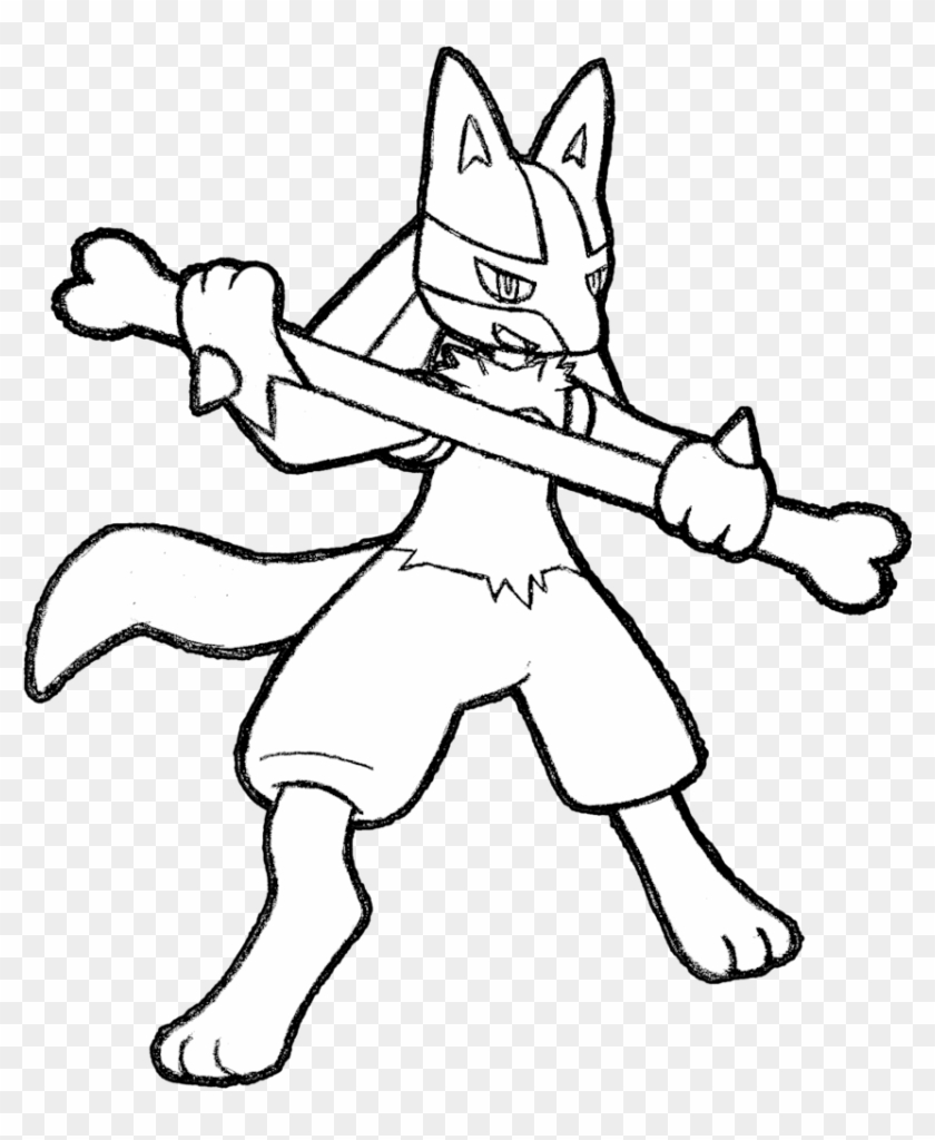 Lucario Pokemon SVG