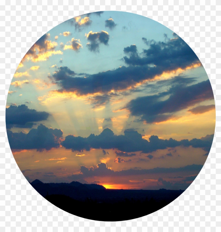 Circular Image - Sunset In A Circle, HD Png Download - 960x960(#127044 ...